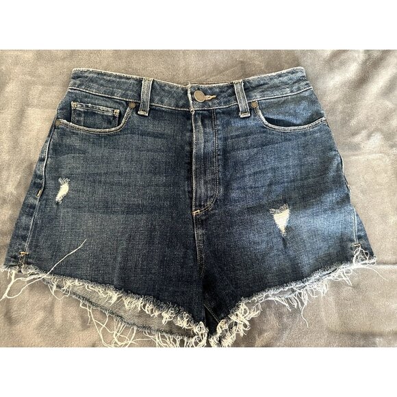 PAIGE | Shorts | Paige Jean Womens 28 Blue Shorts Margot Denim Boho Cut ...